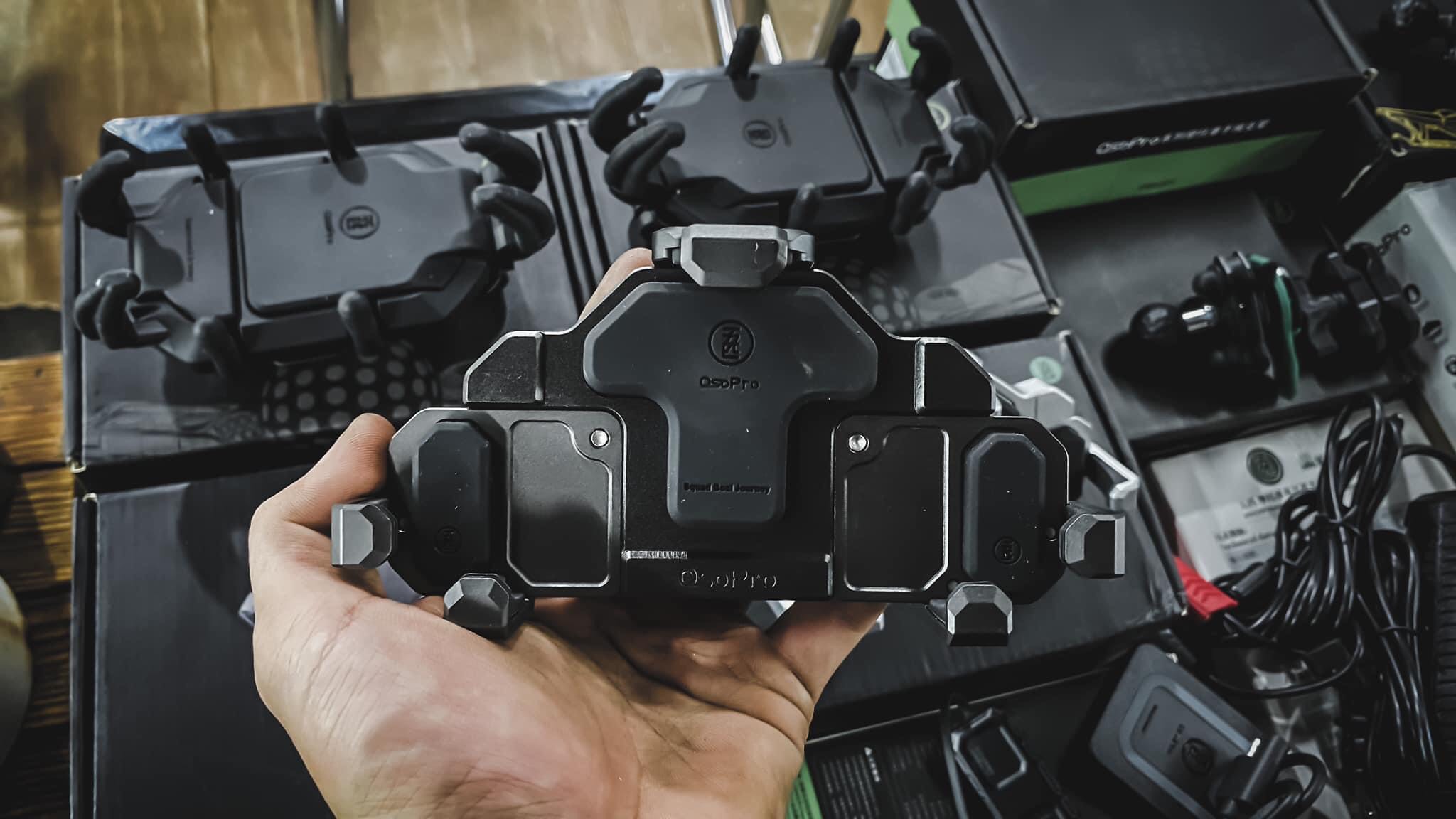 Giá đỡ điện thoại nhôm ospro thanh ngang PHZBG06 - đen nhám | TAMI ...